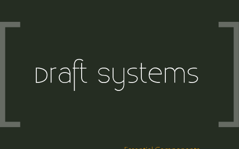 Draft Systems by Nicole Coetzee on Prezi