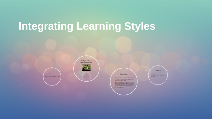 Integrating Different Learning Styles by Chelsea Nash on Prezi