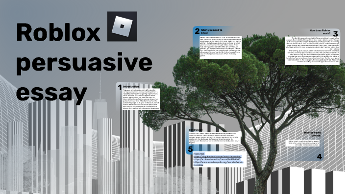 Roblox Persuasive Essay by rebeca gonzalez on Prezi