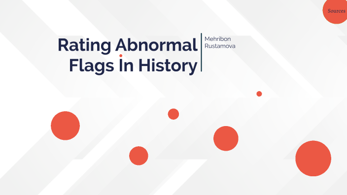 abnormal flags in history by Mehribon rustamova on Prezi