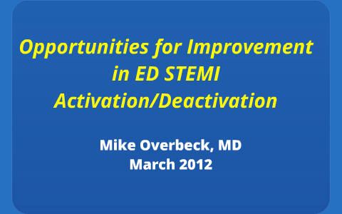 STEMI ACtivation Scheme by Michael Overbeck on Prezi