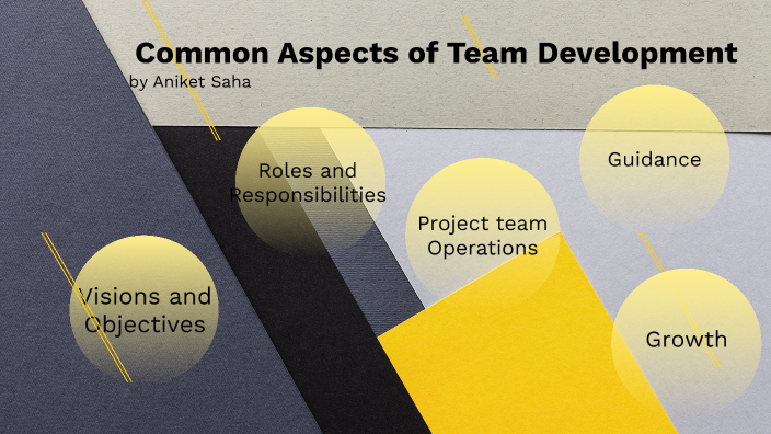 Common Aspects of Team Developement by Aniket Saha on Prezi