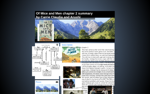 Of Mice and Men chapter 2 summary by Carrie Neilson on Prezi