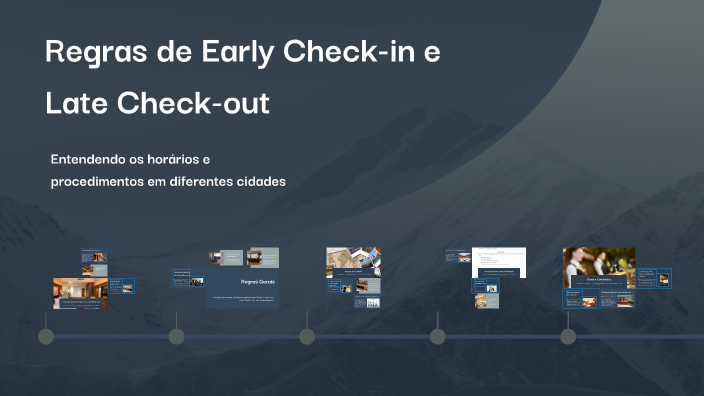 Regras de Early Check-in e Late Check-out by Caroline Costa on Prezi
