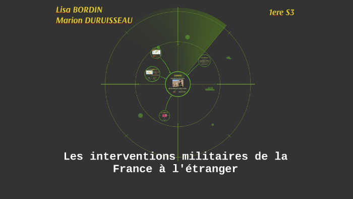Les interventions militaires de la France à l'étranger by Lisa Bordin