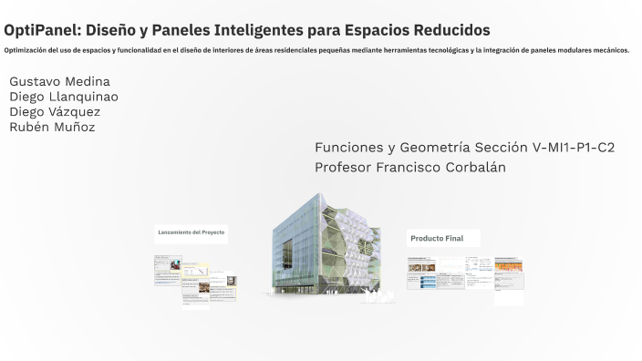 OptiPanel: Diseño y Paneles Inteligentes para Espacios Reducidos by ...