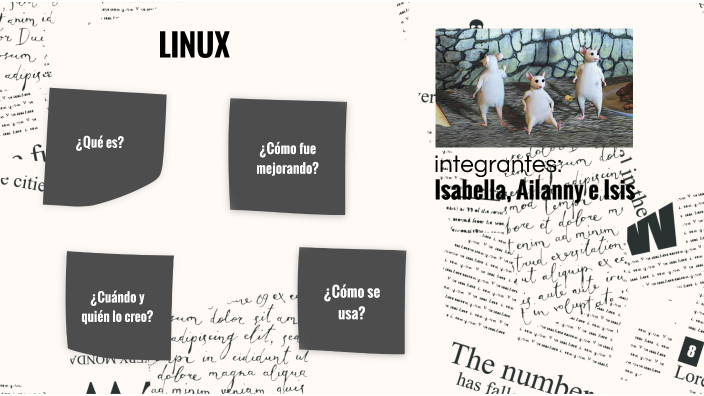 linux by harumy zoe casiano on Prezi