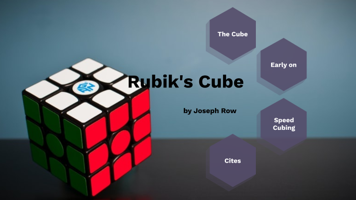 Rubik's Cube Presentation by Joseph Row on Prezi