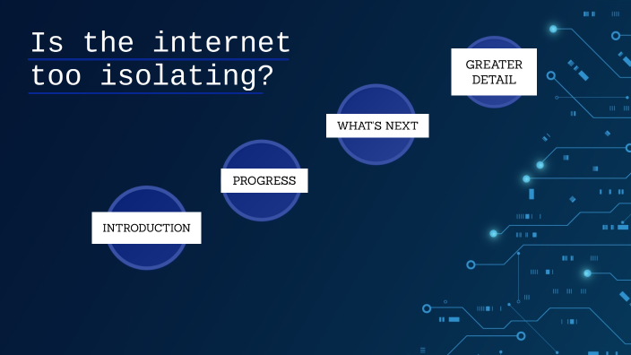 Is the internet too isolating? by Beiyang Liu on Prezi