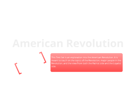 American Revolution Text Set by Cheryl Gaskins on Prezi
