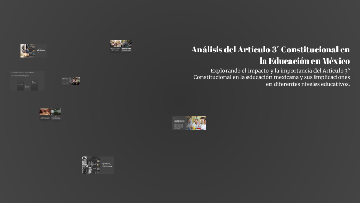 Análisis del Artículo 3° Constitucional en la Educación en México by ...