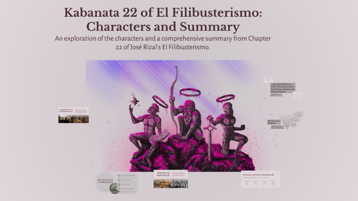 Kabanata 22 of El Filibusterismo: Characters and Summary by Wiliam ...