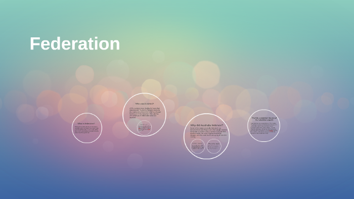 What is federation? by Anastasia Armstrong on Prezi
