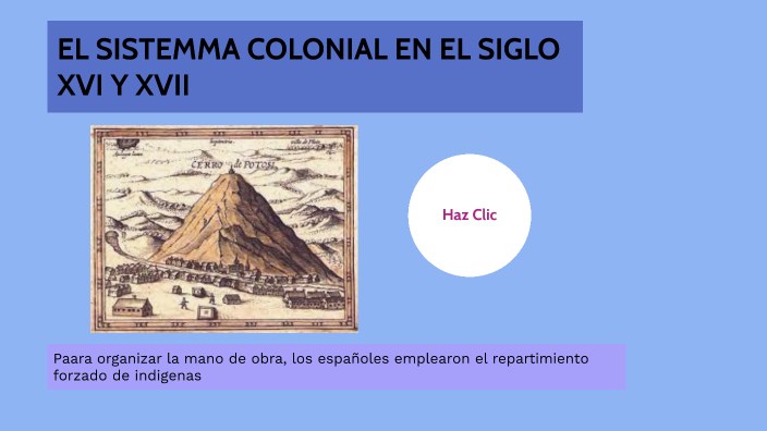 EL SISTEMA COLONIAL EN LOS SIGLOS XVI Y XVII by ANGELA LISSETT GONZALES ...