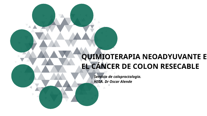 Quimioterapia neoadyuvante en el cáncer de colon resecable by Celeste ...