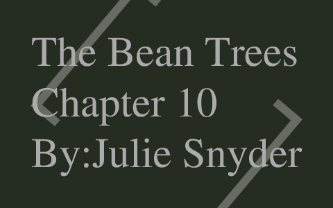 The Bean Trees Chapter Ten by Julie Snyder on Prezi