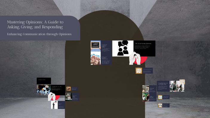 Mastering Opinions: A Guide to Asking, Giving, and Responding by ...