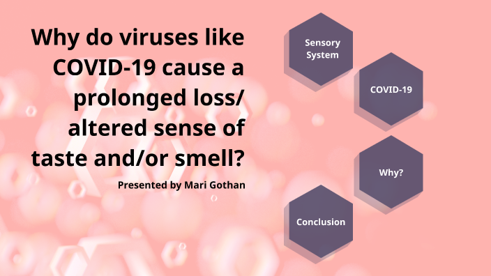 Why do viruses like COVID-19 cause a prolonged loss/altered sense of ...