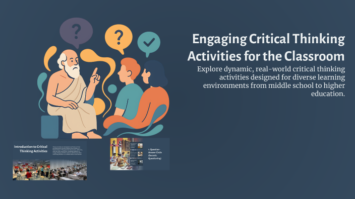 Engaging Critical Thinking Activities for the Classroom by Govinda ...