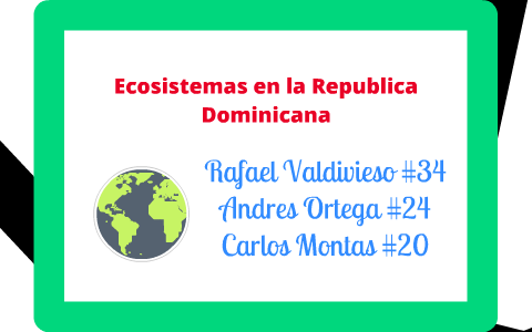 Ecosistemas terrestres en la republica dominicana by Rafael Valdivieso ...