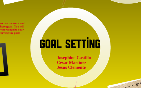 goal setting by Josephine Castillo on Prezi