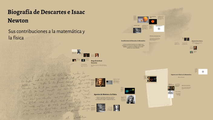Biografía de Descartes e Isaac Newton by Candy Sirley Castillo Solarte ...