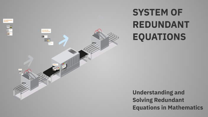 SYSTEM OF REDUNDANT EQUATIONS by Taco Lop on Prezi