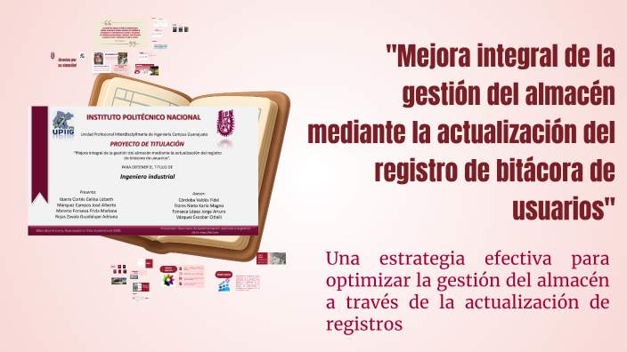 Mejora integral de la gestión del almacén mediante la actualización del ...