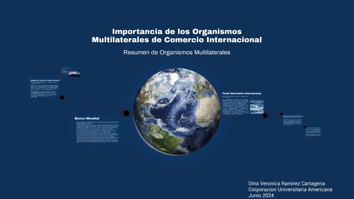 Importancia de Organismos Multilaterales en el Comercio Internacional ...