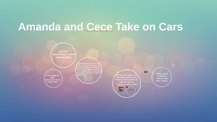 Amanda and Cece Take on Cars by Amanda Cece on Prezi