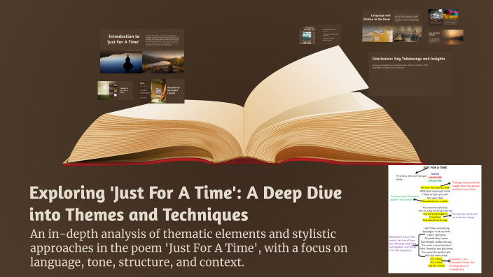 Exploring 'Just For A Time': A Deep Dive into Themes and Techniques by ...