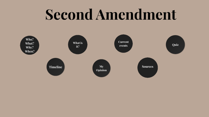 2nd Amendment by Annie Slomovitz on Prezi