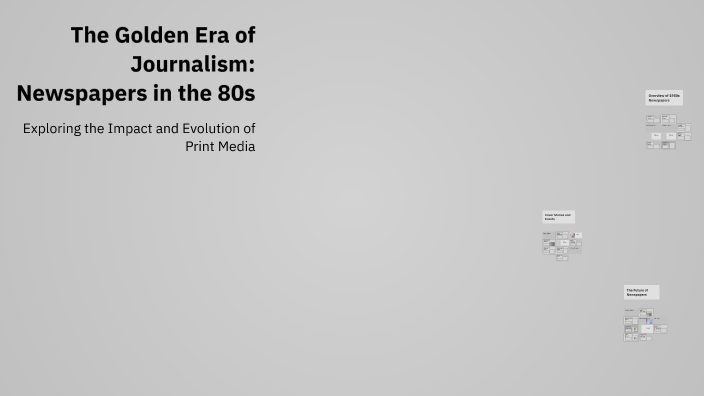 The Golden Era of Journalism: Newspapers in the 80s by Cloé Freitas on ...