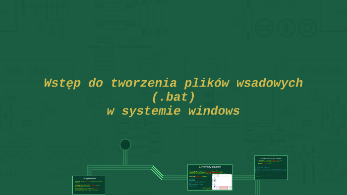 Podstawy programowania w batch by Piotr Skrzypek on Prezi