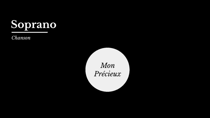 Soprano Mon Précieux by Ida Hoarau on Prezi