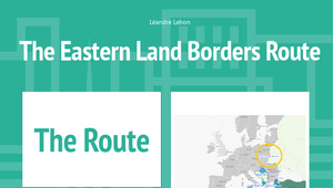 The Eastern Land Borders Route by Léandre Lebon on Prezi Design
