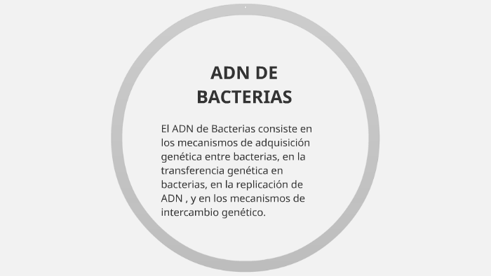 ADN de Bacterias by Nahuel Sosa on Prezi