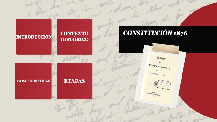Constitucion 1876 By Paula Hernandez Garcia On Prezi