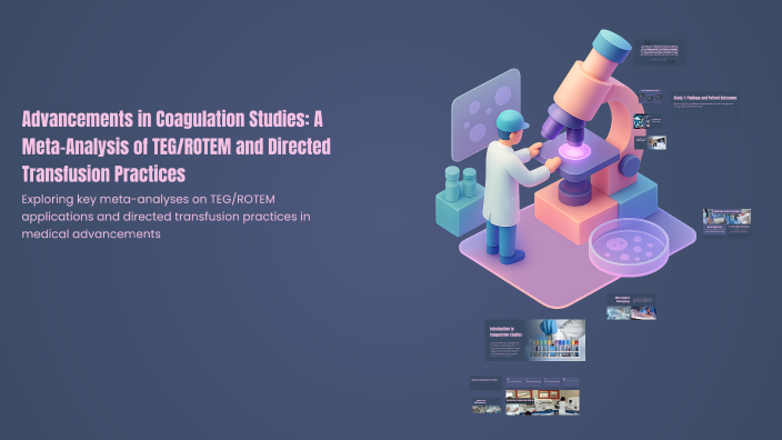 Advancements in Coagulation Studies: A Meta-Analysis of TEG/ROTEM and ...