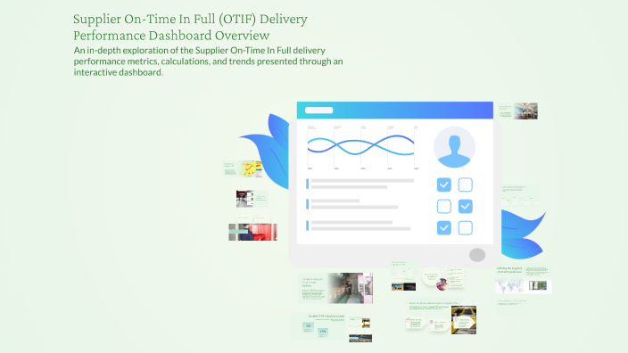Supplier On-Time In Full (OTIF) Delivery Performance Dashboard Overview ...
