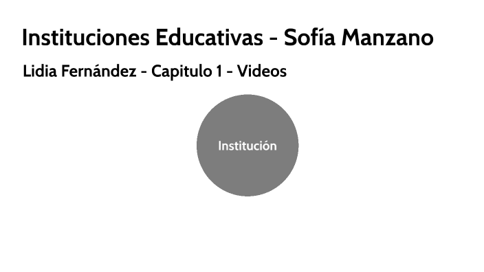 Lidia Fernández - Instituciones Educativas by Sofia Manzano on Prezi