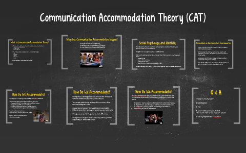 Communication Accommodation Theory by Danica Smithwick on Prezi
