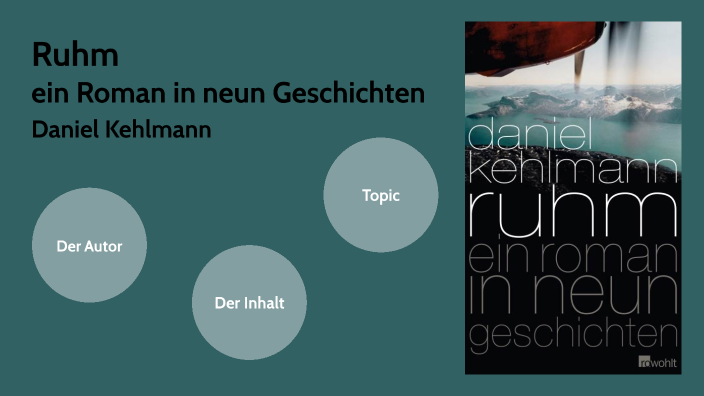 Ruhm - Daniel Kehlmann by Johanna Hauser on Prezi