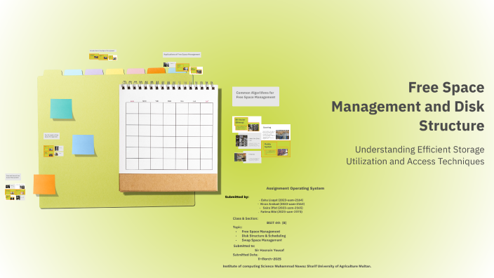 Free Space Management and Disk Structure by Shiza Khalid on Prezi