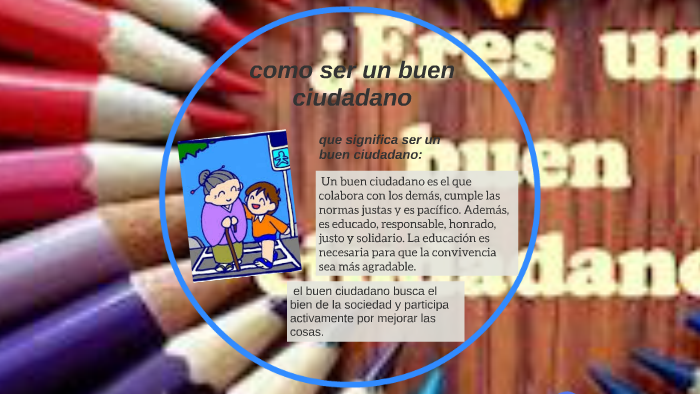 Como ser un buen ciudadano by constanza cisternas on Prezi