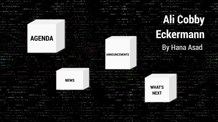 Ali cobby eckermann presentation by Hana Asad on Prezi