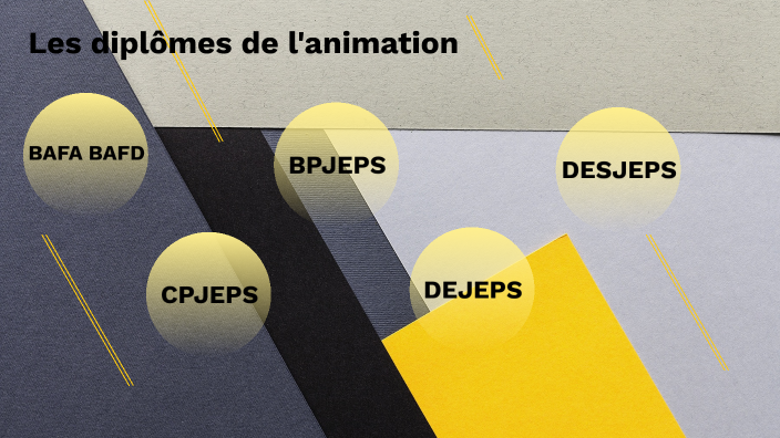 Les diplômes de l'animation by Michael Rolle on Prezi