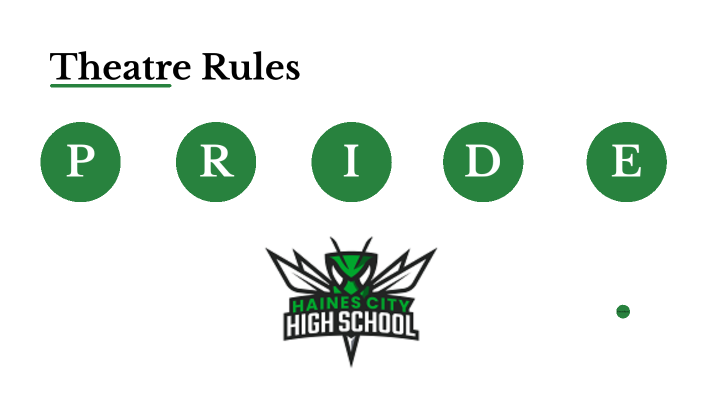 Hornet Theatre Rules/Procedures by Cheyenne Simpson on Prezi