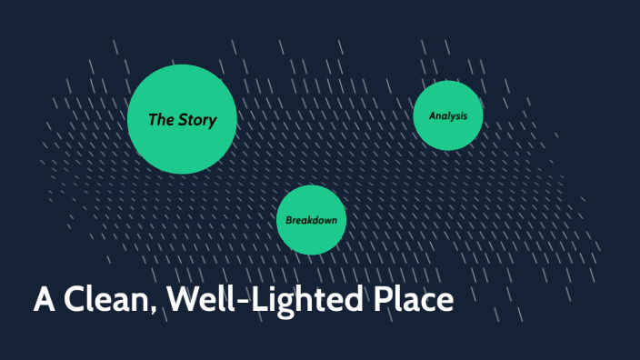 A Clean, Well-Lighted Place Analysis by Chase Pearson on Prezi