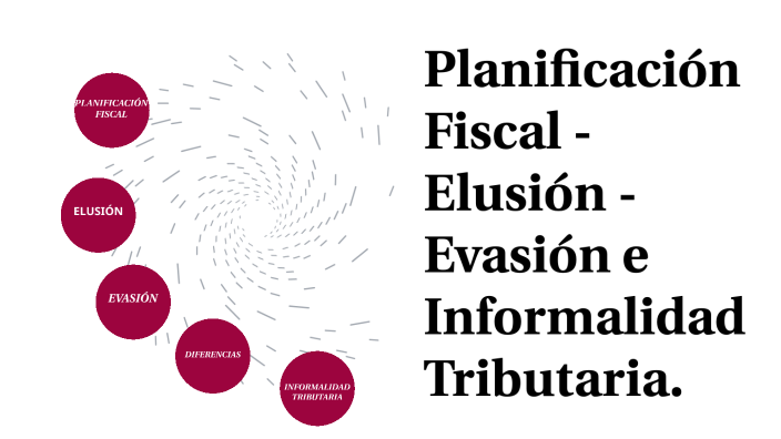 Planificación fiscal, elusión, evasión e informalidad tributaria by ...